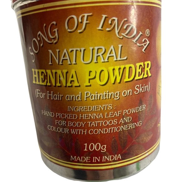 Bath & Body | Song Of India Natural Henna Powder 10 Gram Container ...